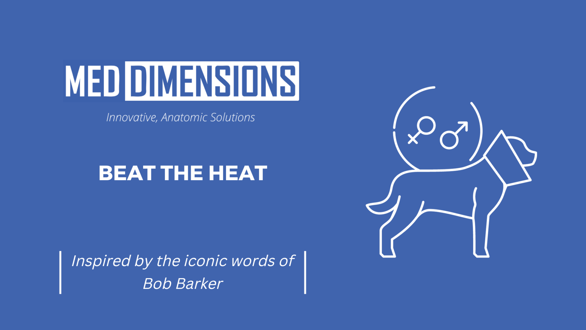 Beat the Heat: Inspired by the Iconic Words of Bob Barker – Med Dimensions